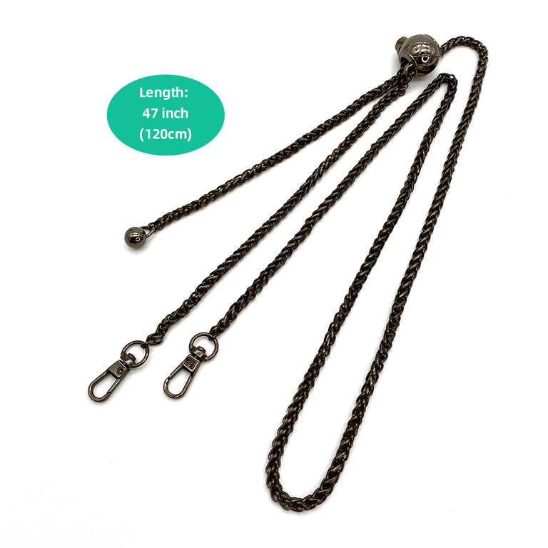 Adjustable Metal Replacement Chain Strap with Gold Bead – OnePlusOne