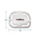 304 Stainless Steel Round Corner Ruler