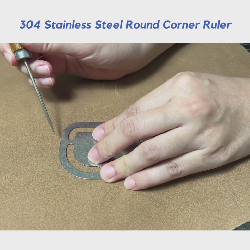 304 Stainless Steel Round Corner Ruler